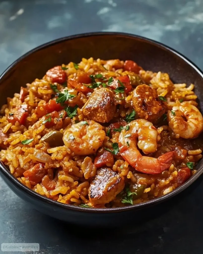 Jambalaya Créole : Découvrez la recette délicieuse ! - Cuisiner Avec Eva