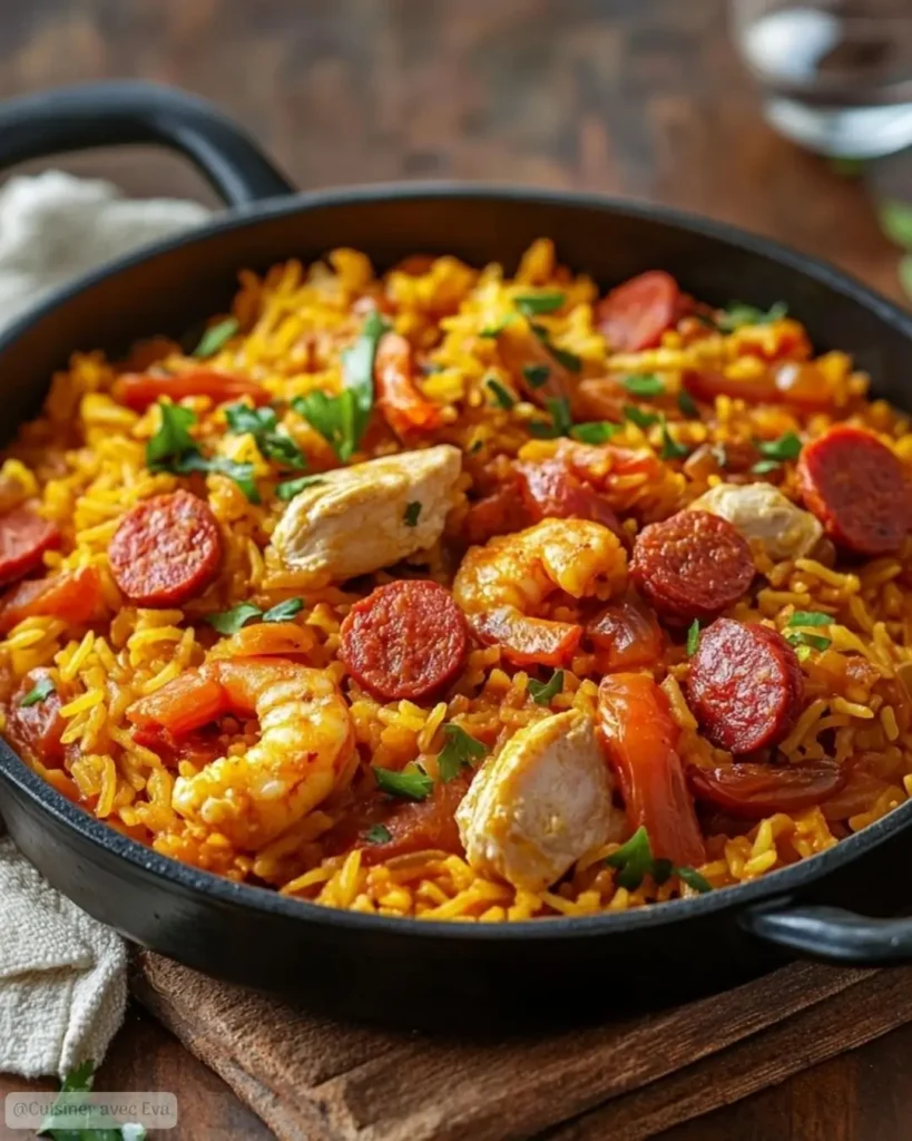 Jambalaya Créole : Découvrez la recette délicieuse ! - Cuisiner Avec Eva