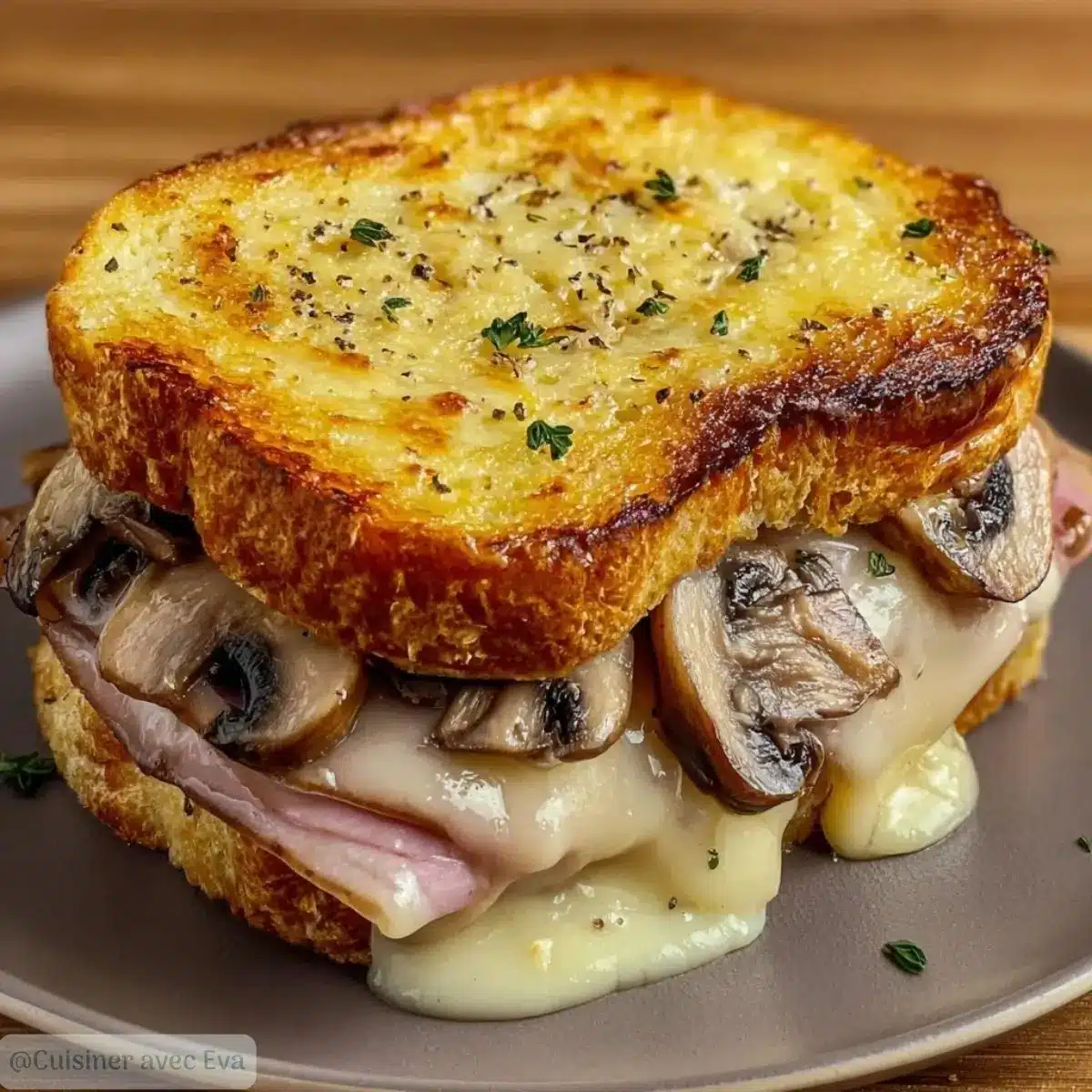 Croque-Monsieur Gourmand aux Champignons : Savourez-le ! - Cuisiner ...