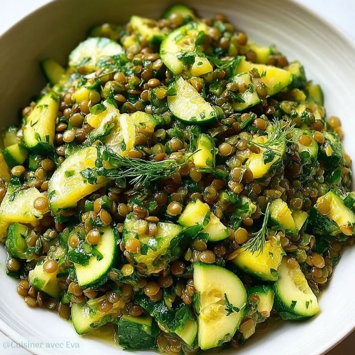 Taboulé de Lentilles Vertes et Courgettes : Découvrez cette recette ...
