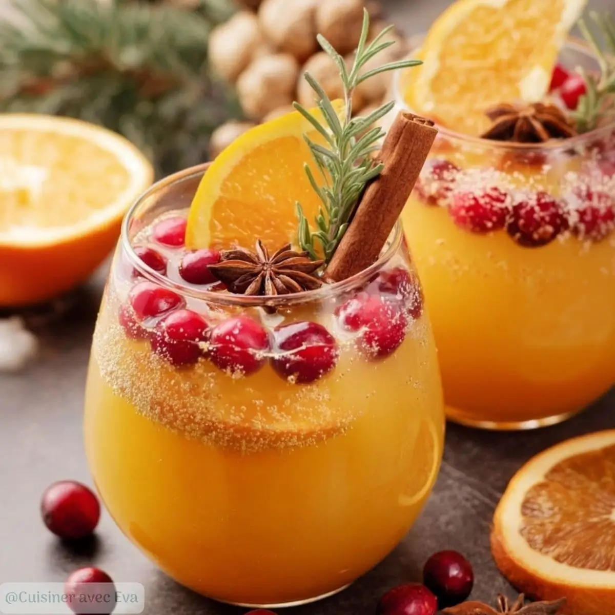 Punch de Noël : cocktail festif aux épices et agrumes pour réchauffer ...