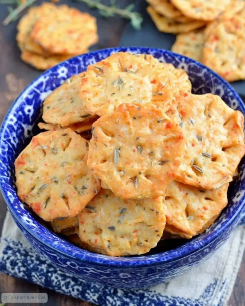 Crackers de Noël à la Moutarde et au Comté : l’apéritif croustillant ...