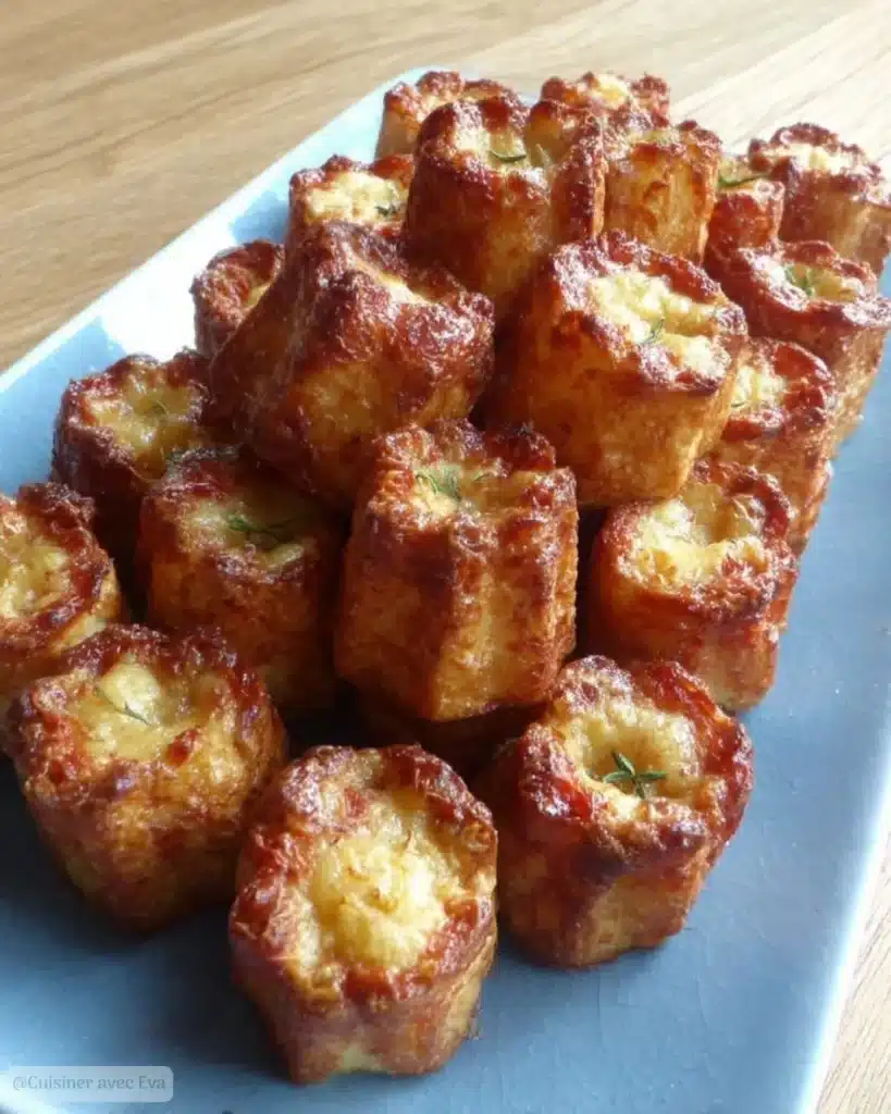 Mini-cannelés salés à la tomate confite et au thon - Cuisiner Avec Eva
