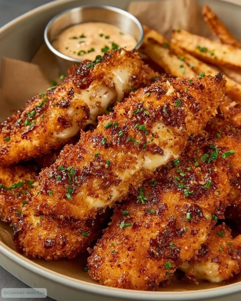 Tenders de poulet croustillants au parmesan ultra gourmande - Cuisiner ...
