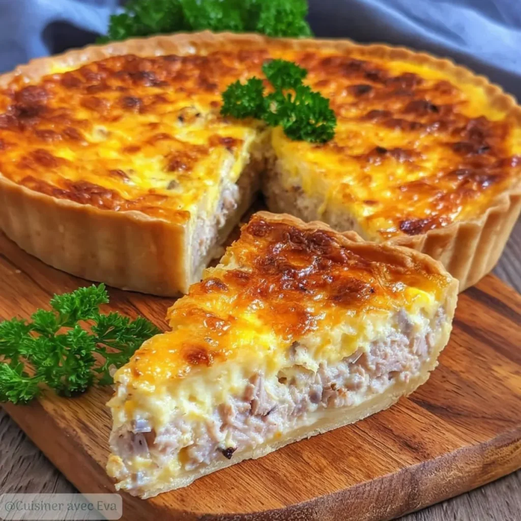 Tarte au Thon : la recette familiale facile, moelleuse et savoureuse ...